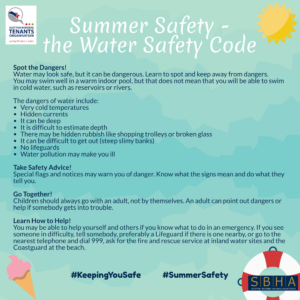 Summer Safety Campaign – the Water Safety Code | Scottish Borders ...