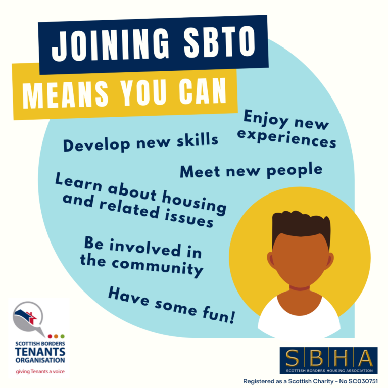 Tenant Engagement – get involved at SBHA! | Scottish Borders Housing ...