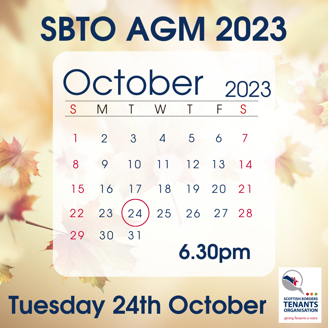 Notice of SBTO AGM 2023 | Scottish Borders Housing Association