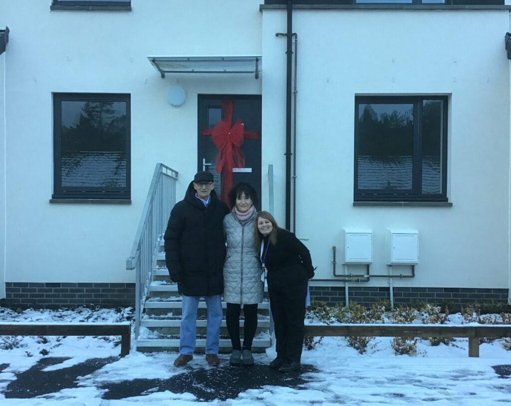 SBHA welcomes families to new homes in Peebles | Scottish Borders ...